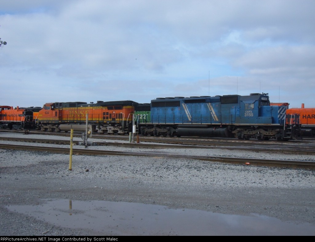 CEFX 3155 & BNSF 634